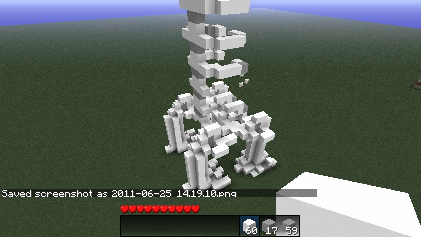 giant creeper skeleton Minecraft Map