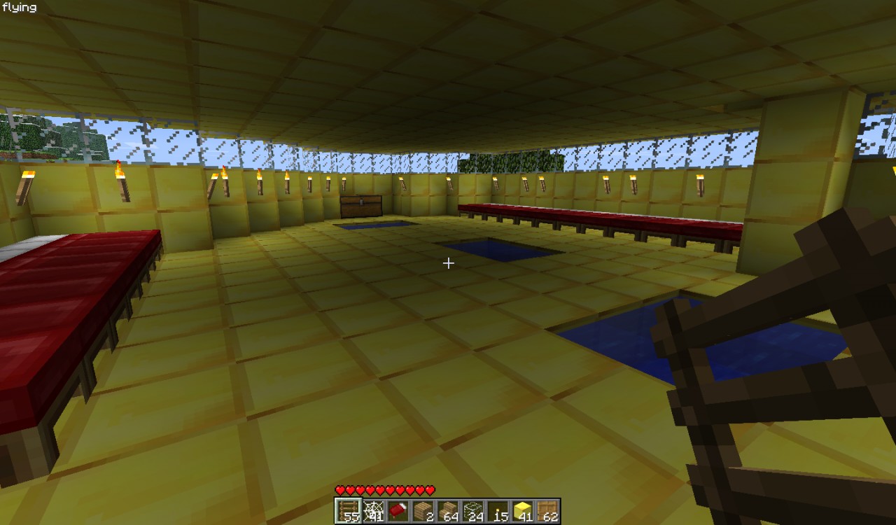 big gold house Minecraft Map