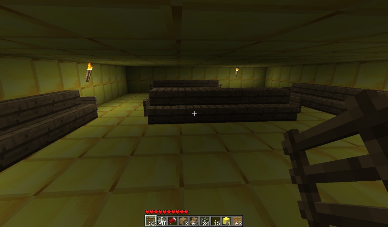 big gold house Minecraft Map