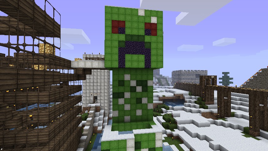 Giant Creeper Minecraft Map