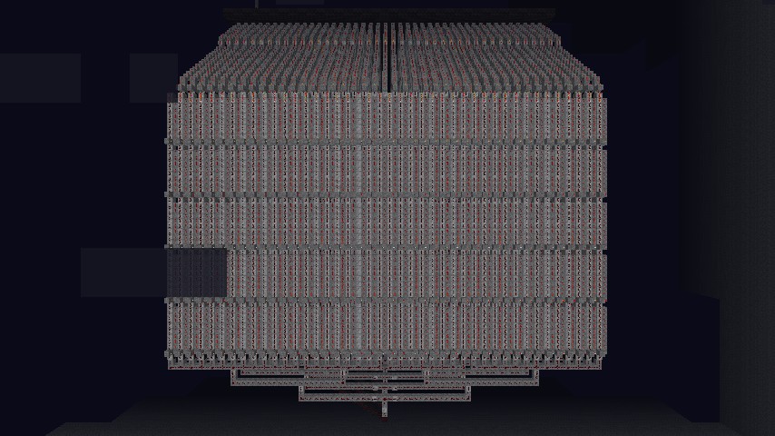 UTD 42x24 Widescreen Horizontal Programmable Redstone TV Minecraft Map