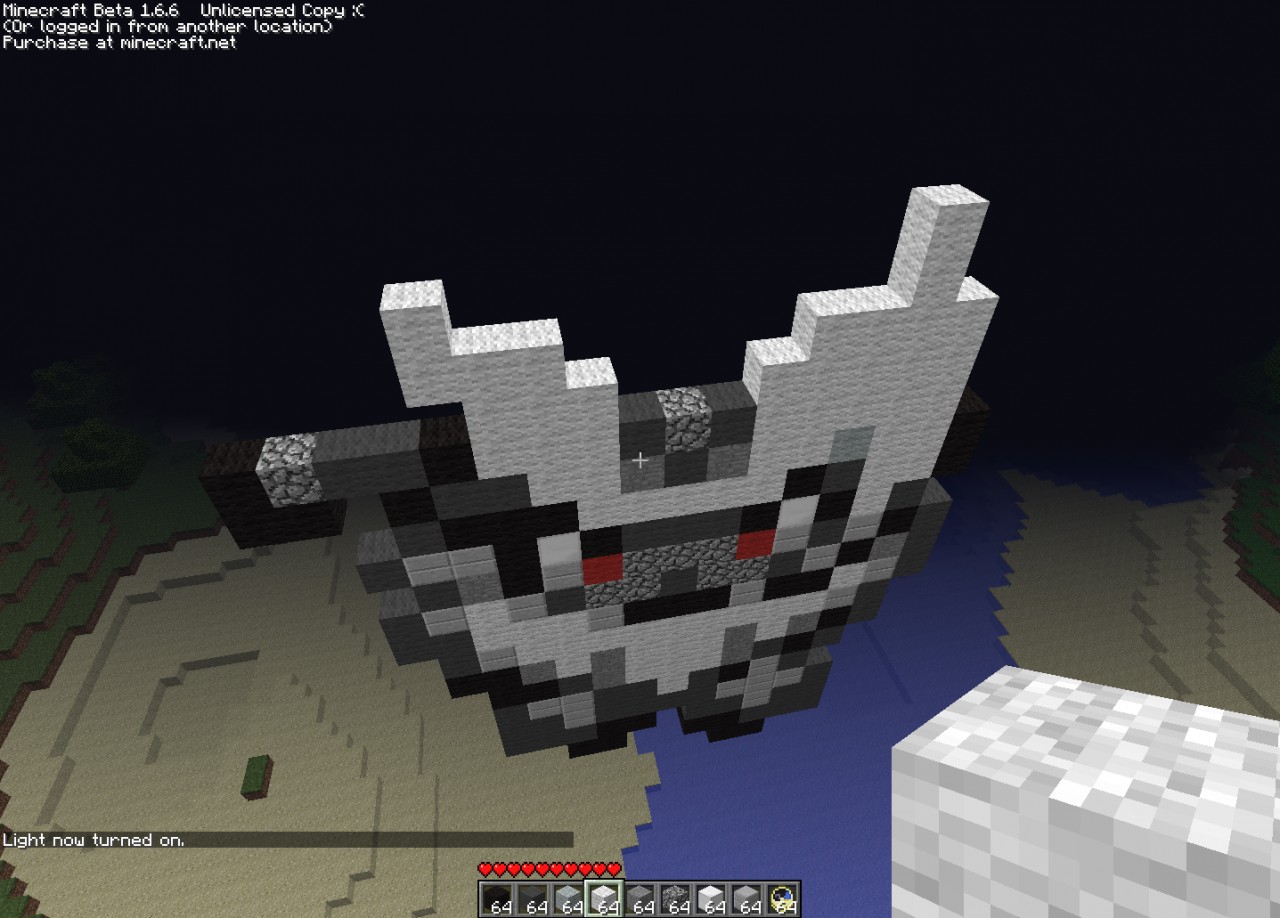 Absol Pixel Art Minecraft Map
