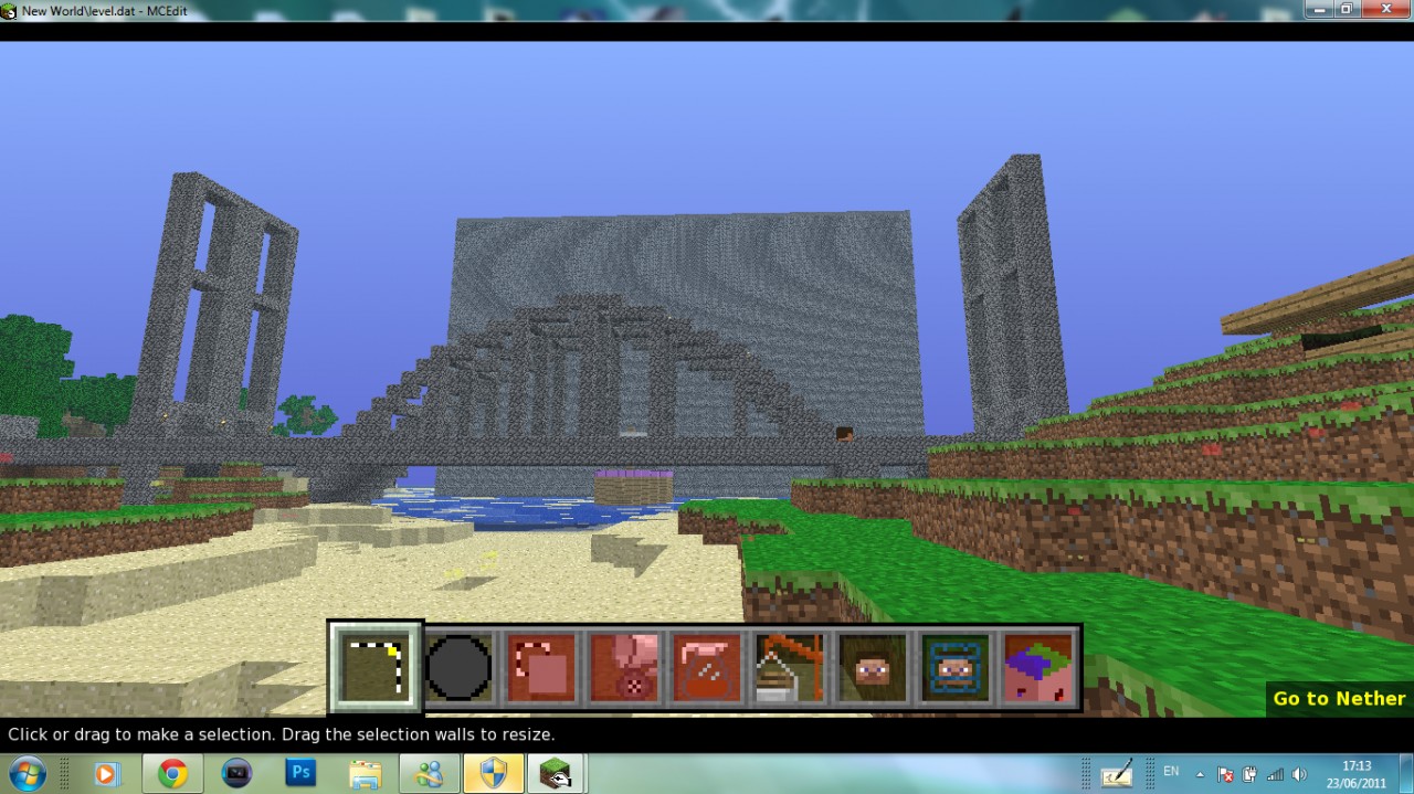 Arc Bridge Minecraft Project