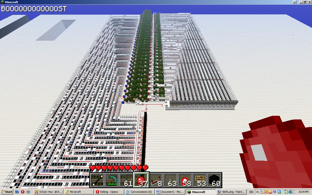 Minecraft Full Adder