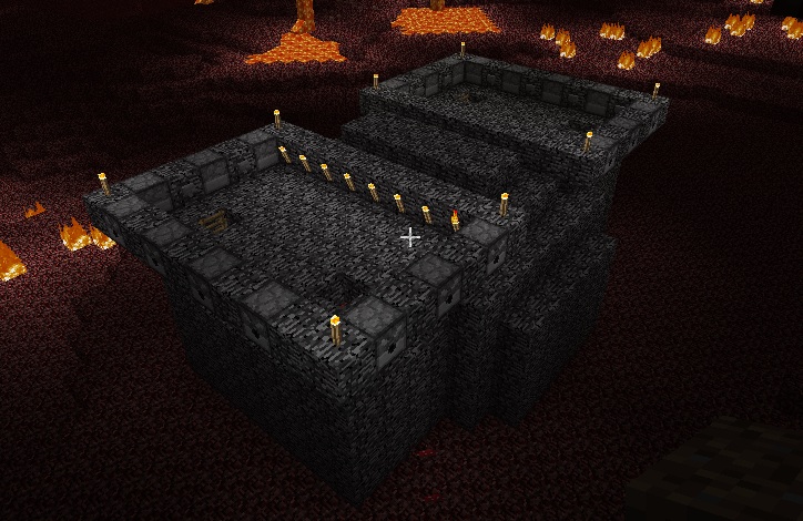 Bedrock Nether Fort Minecraft Map