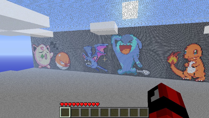 Huge Pixel Art by ME SuperKelika aka InecredibleMinecraft Minecraft Map