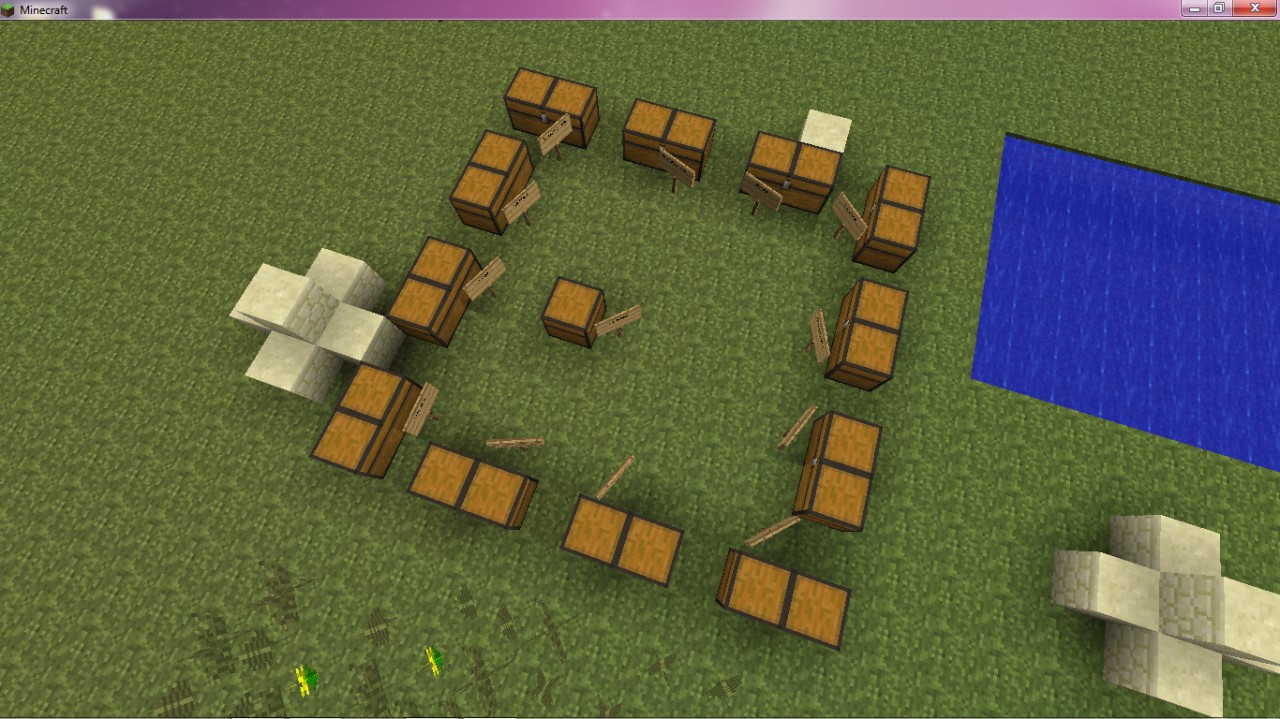 Flat Land but mineable and resources supplied at spawn[read description ...