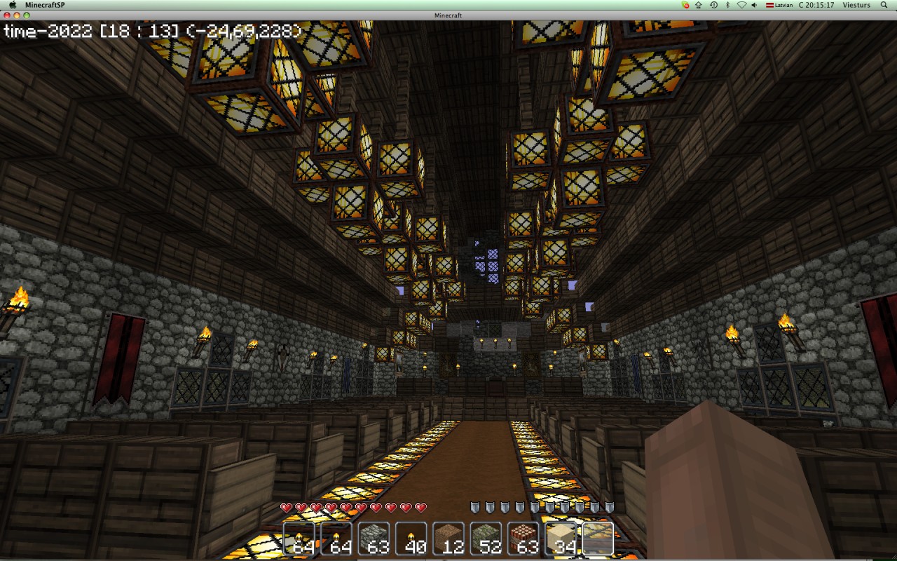 huge mosstone castle Minecraft Map