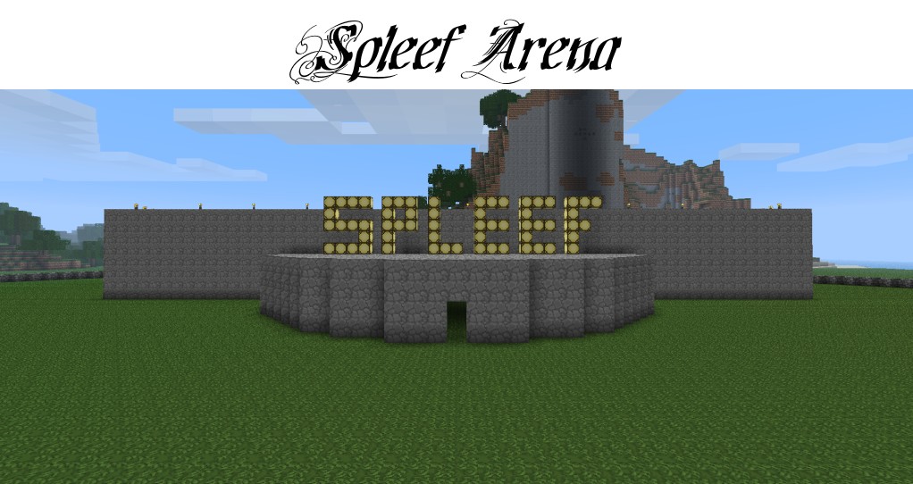 spleef stadium Minecraft Map