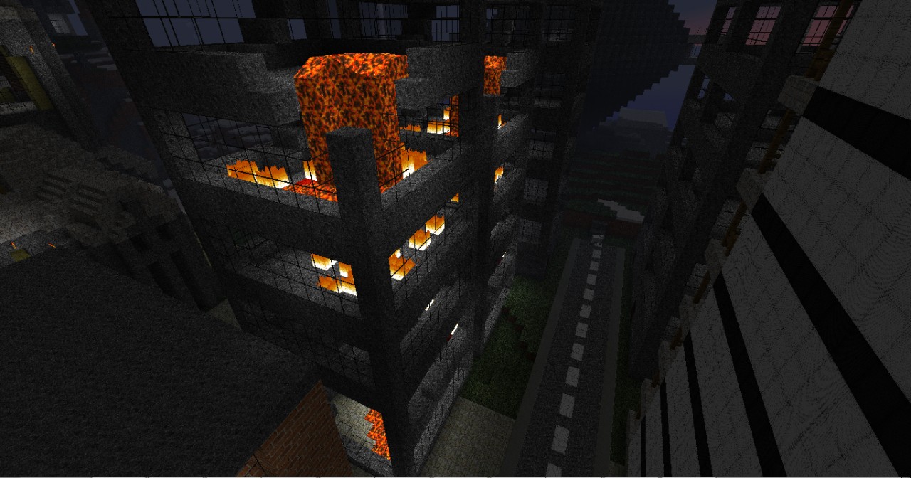 Destroyed tower Minecraft Map