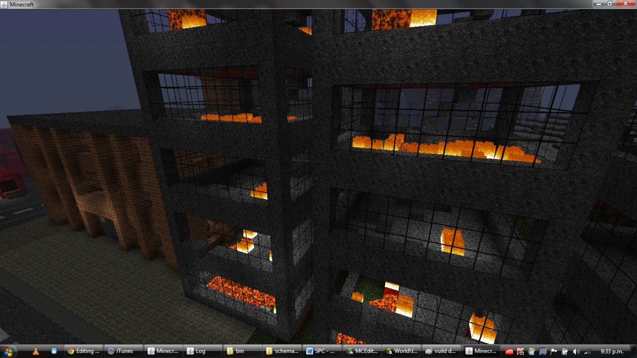 Destroyed tower Minecraft Map