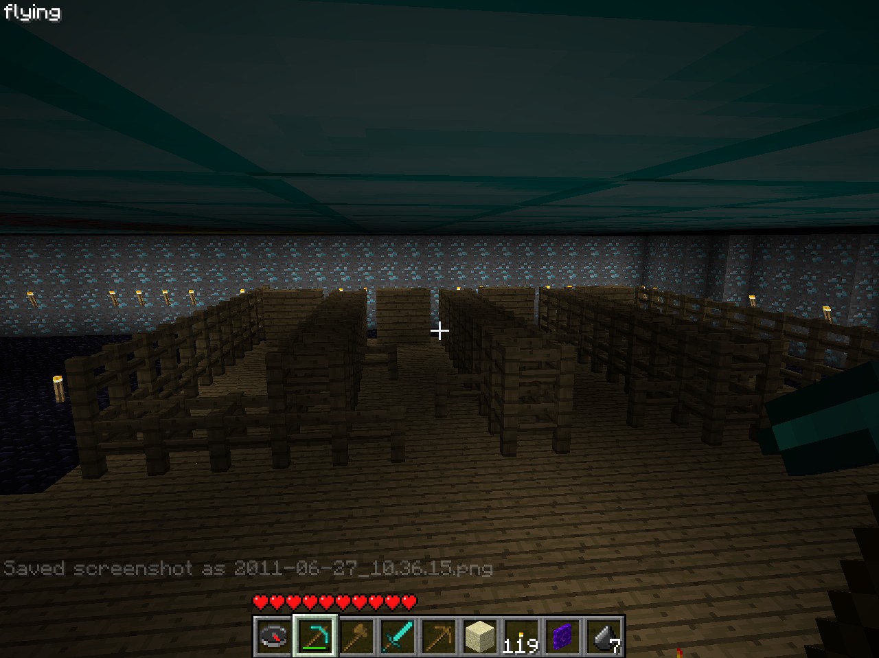 lava cavern castle Minecraft Map