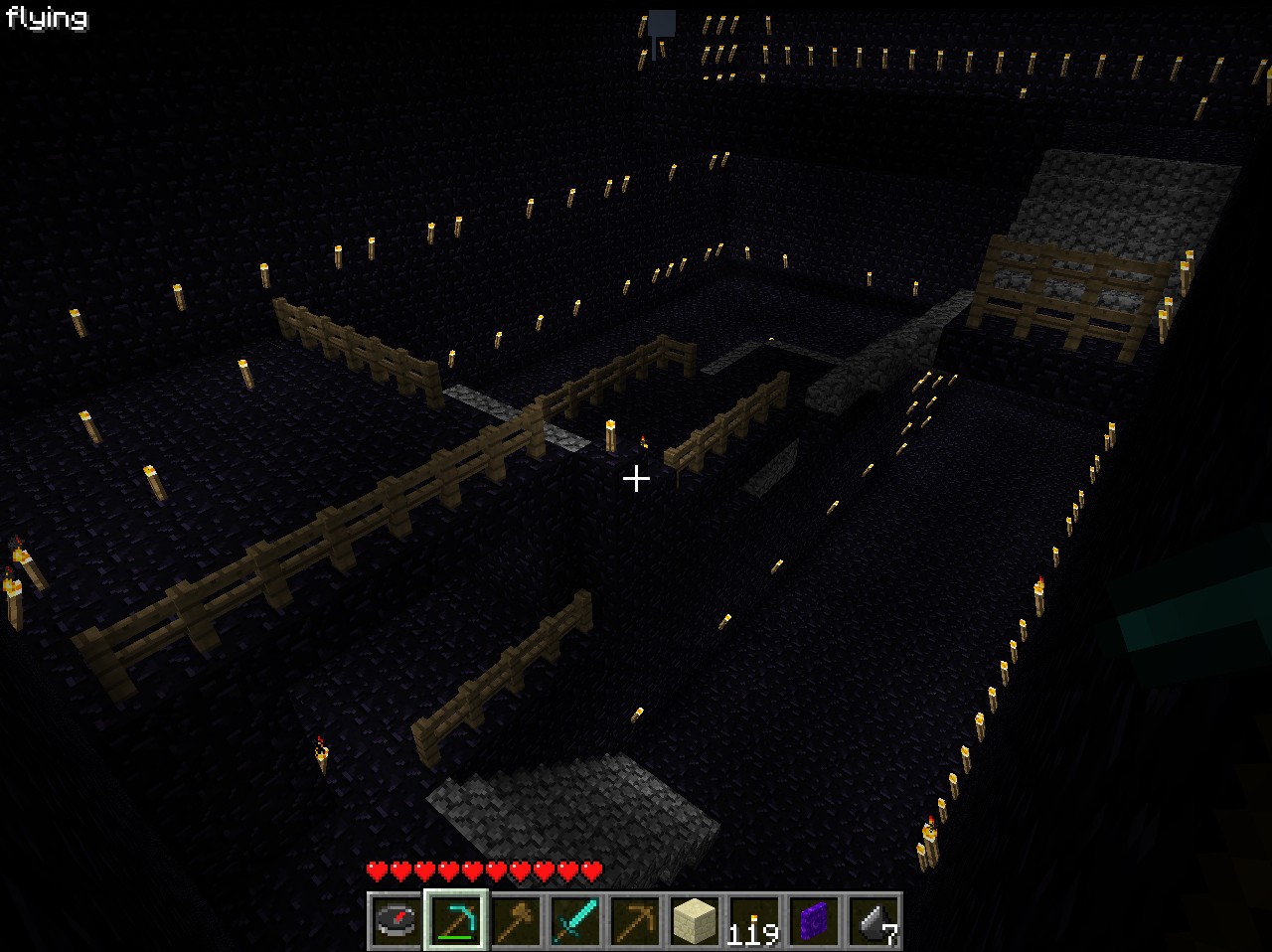 lava cavern castle Minecraft Map