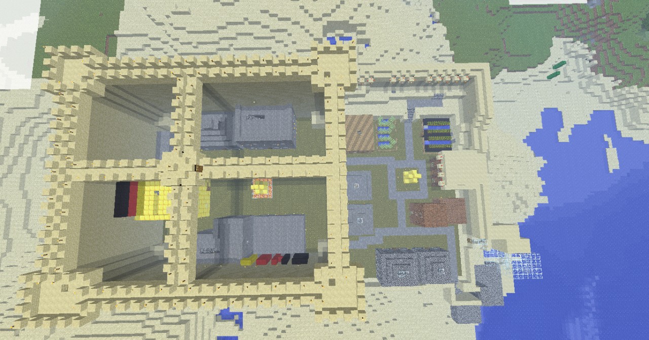City desert Minecraft Map