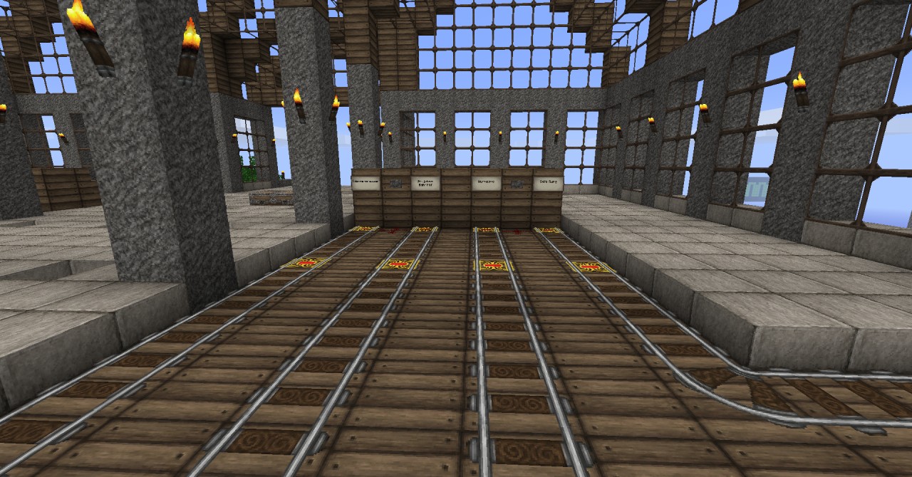 Station concourse Minecraft Map