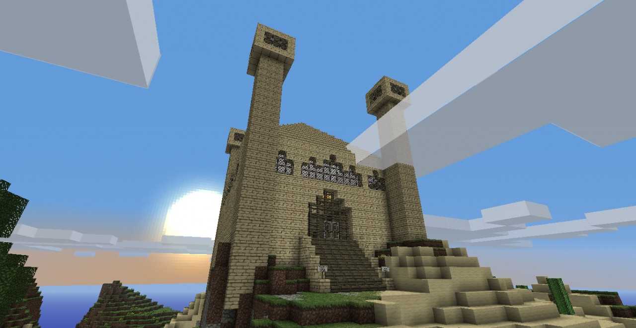 Sandstone Castle Minecraft Project