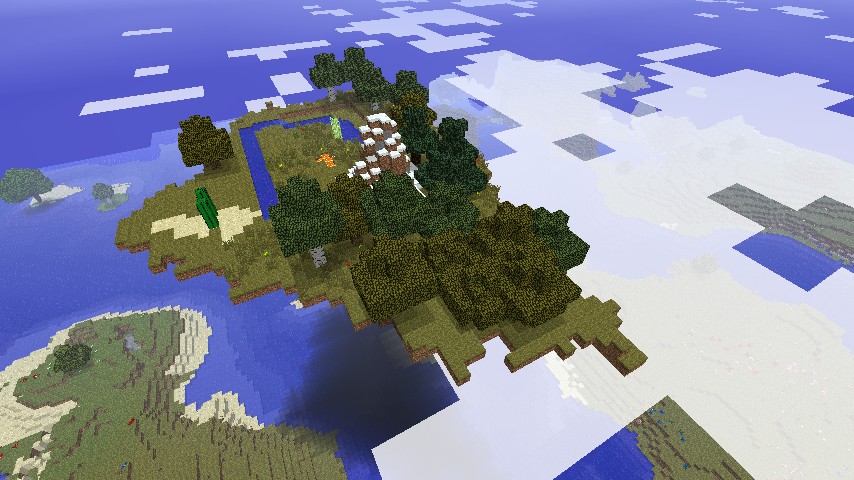 Floating Biome Island Minecraft Map