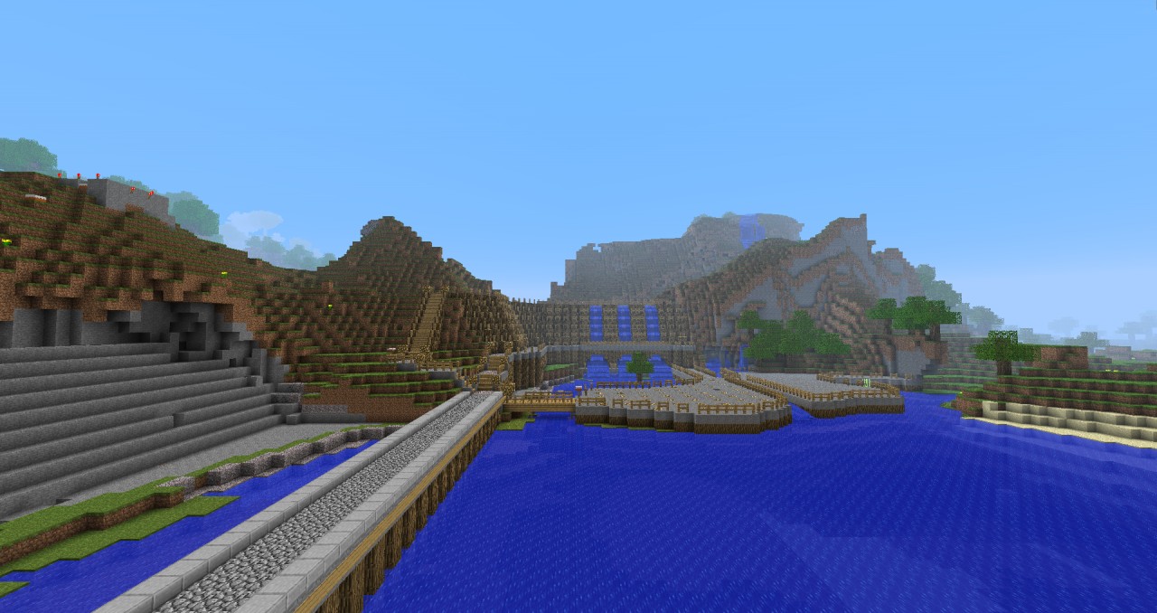 Water dam Minecraft Map