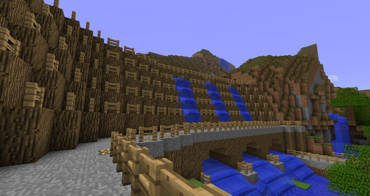 Water dam Minecraft Map