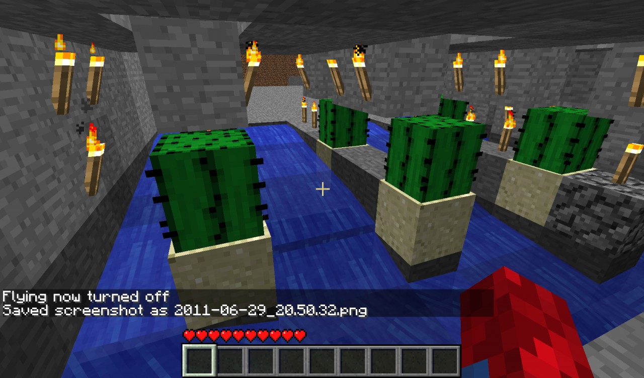 Trap and a cacti farm! Minecraft Map