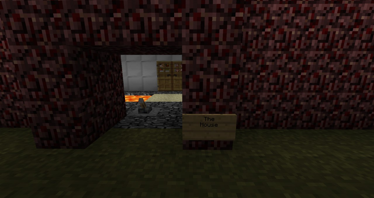 Lava House + my stuff Minecraft Map