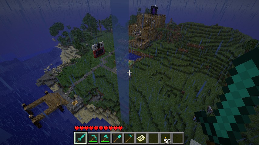 Unique Single-Player Home Minecraft Map