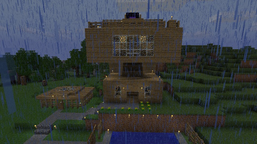Unique Single-Player Home Minecraft Map