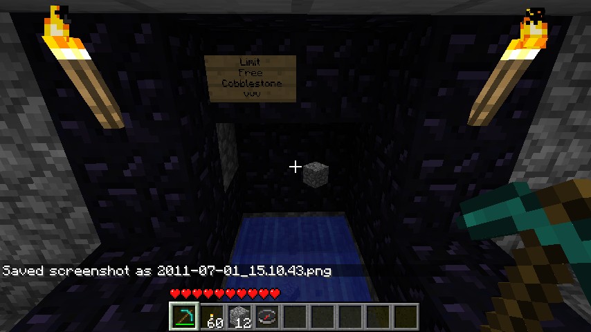 Piston Unlimited Cobble Farm! Minecraft Map