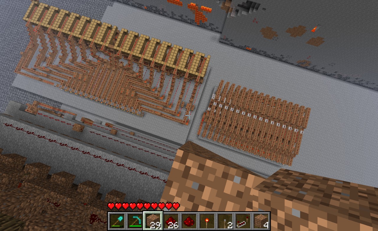 HAM Projects Ultra-Compact 16-bit Adder Minecraft Map