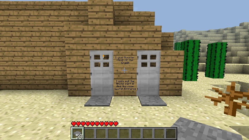 Roosters secret door ADDON Minecraft Map Roosters secret door ADDON Minecraft Map