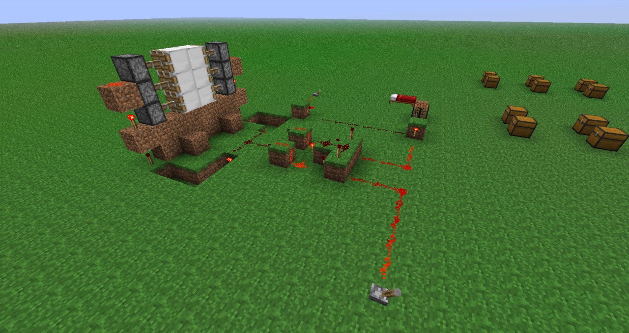 The Piston door lever fix Minecraft Map