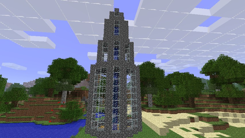 Towers of water and lava Minecraft Map