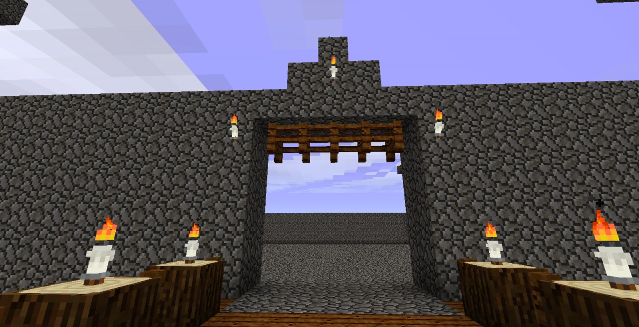 Large Cobblestone Castle Minecraft Map