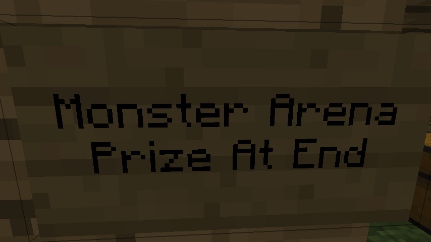 monster arena :p :p Minecraft Map