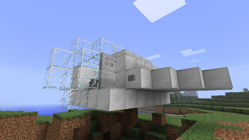 AirPlane with Bombs Minecraft Map