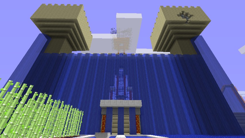 Epic sandstone castle Minecraft Map