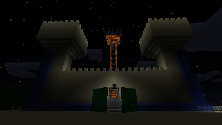 Epic sandstone castle Minecraft Map