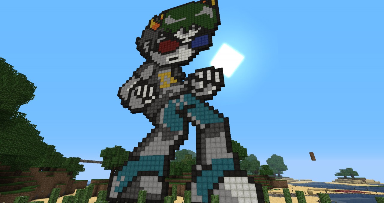 Boy with 3D glasses Minecraft Map