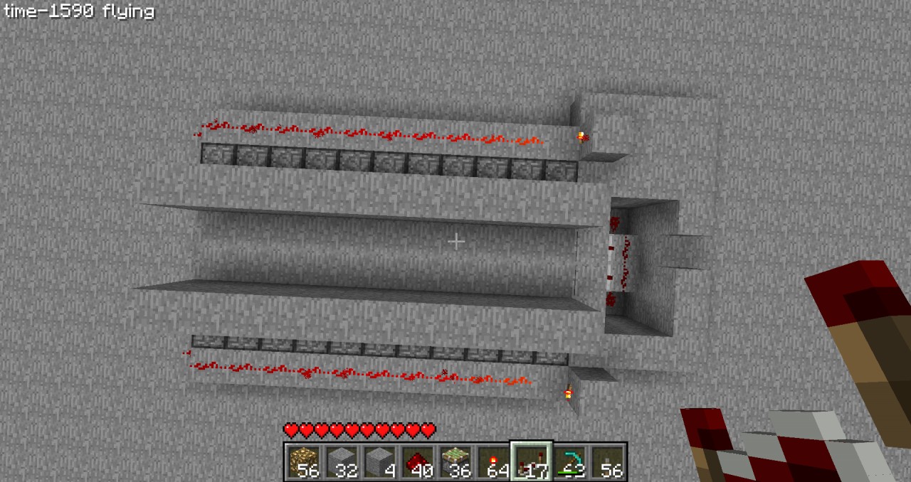 Effective Hidden trap using pistons. Minecraft Map