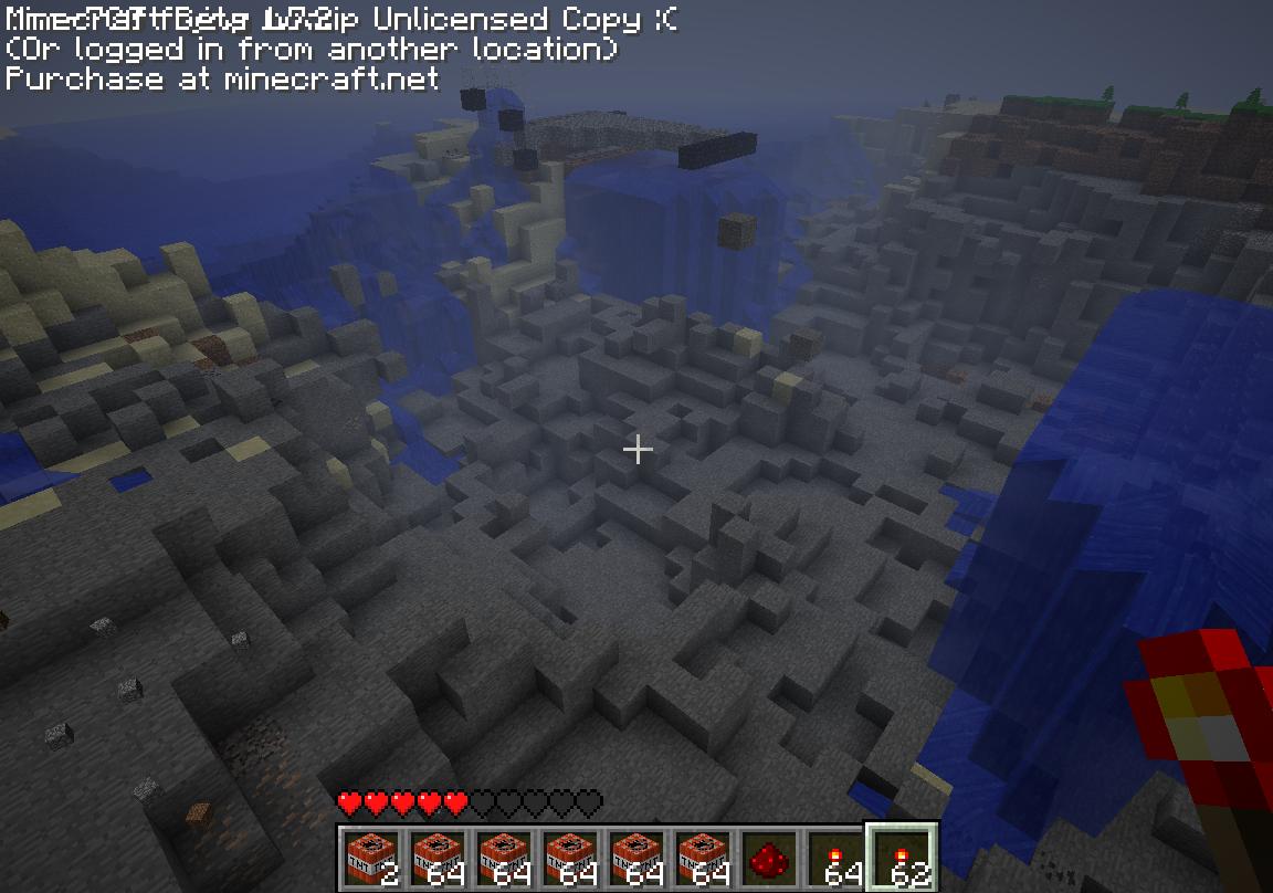 Piston door&lava trap!! Chose correct button or BURN !! Minecraft Map