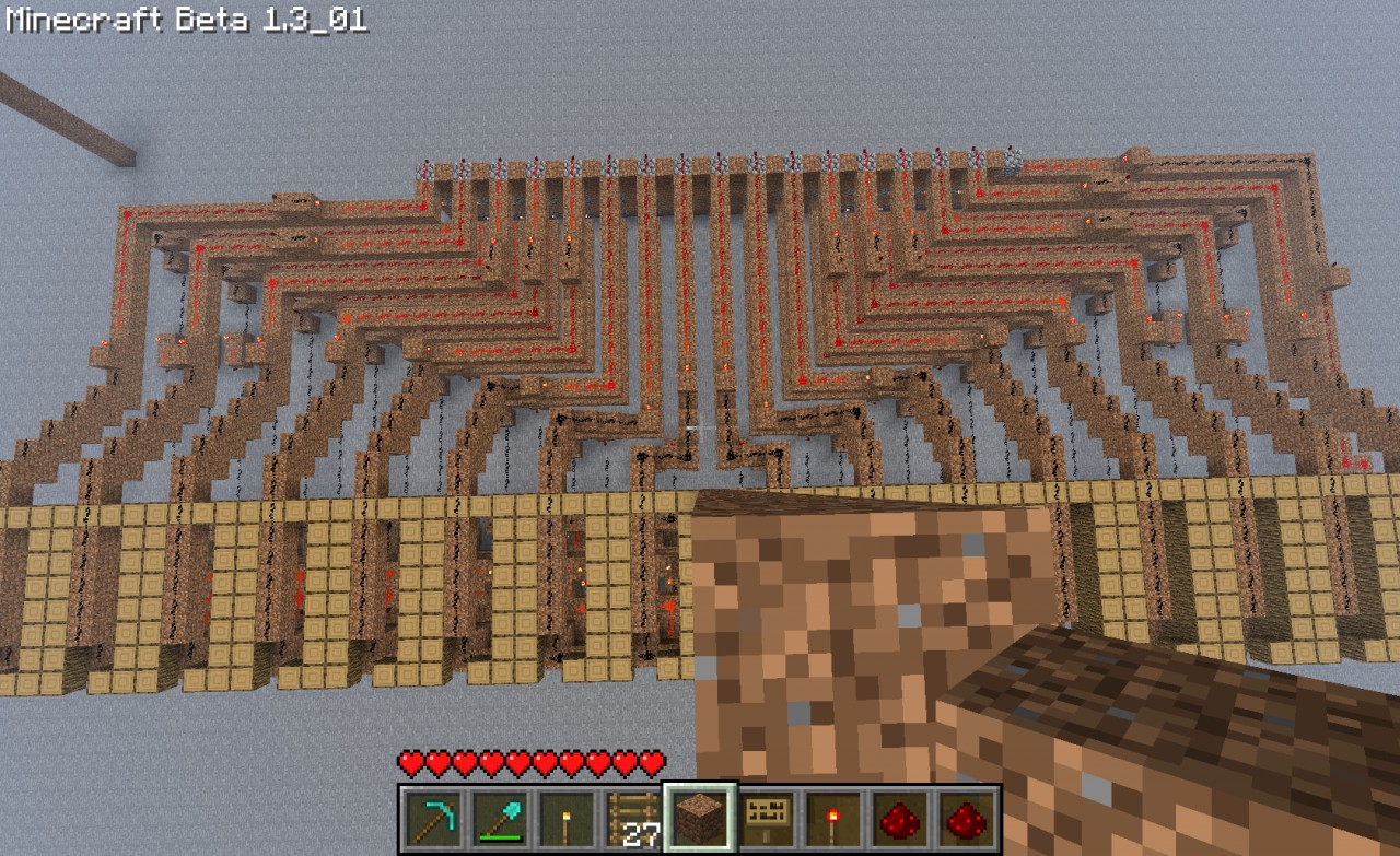 HAM Projects 16-bit Compact Adder Minecraft Map