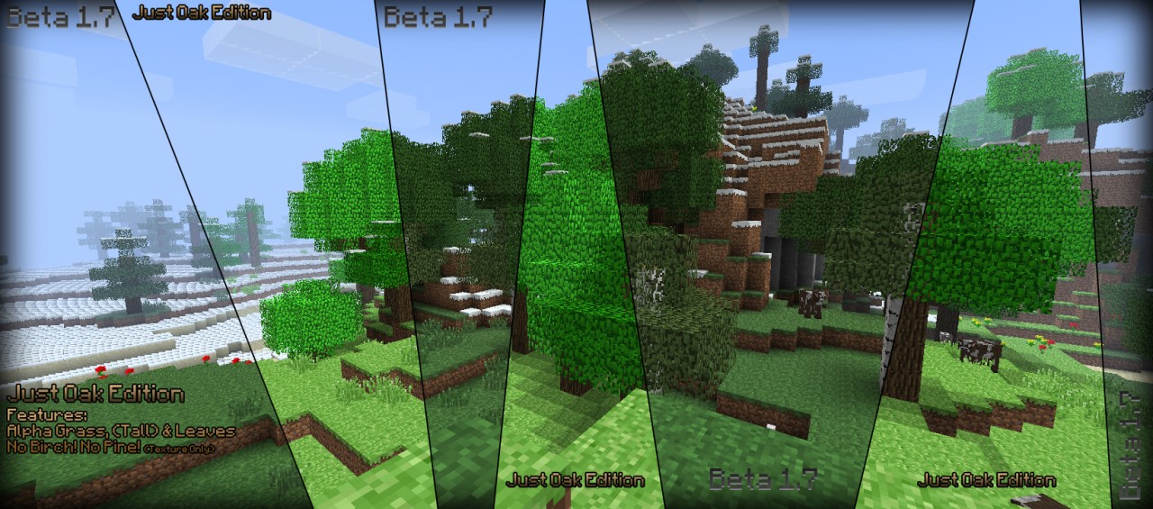 Alpha Pack - Just Oak Edition - Version 1.5 - 1.2.5 ready! Minecraft ...