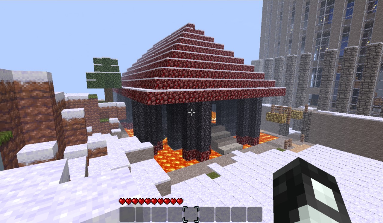 Nether temple Minecraft Map
