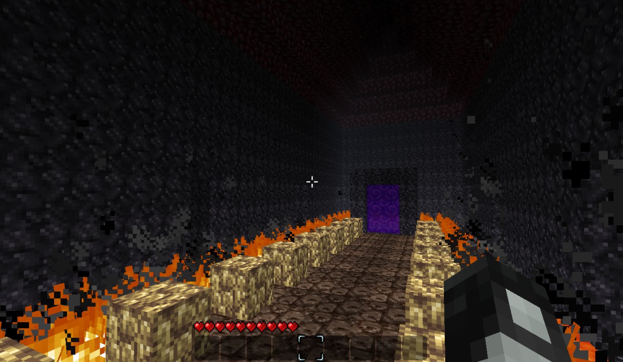 Nether temple Minecraft Map