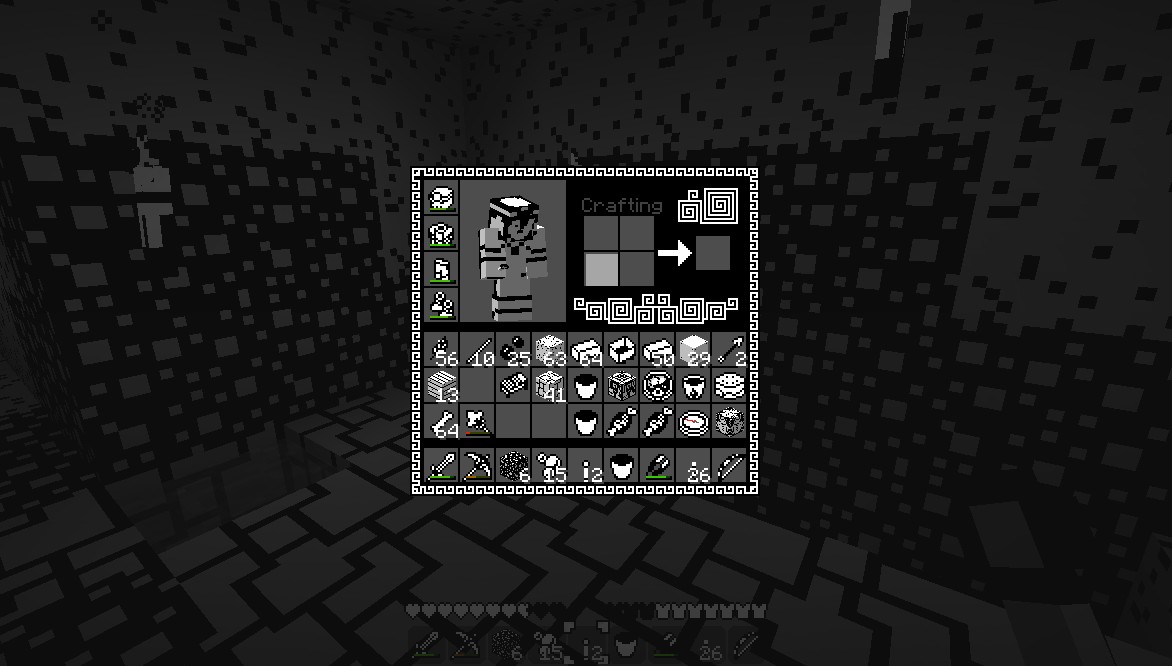 Dementron's Duotone (Formerly Black and White) Minecraft Texture Pack