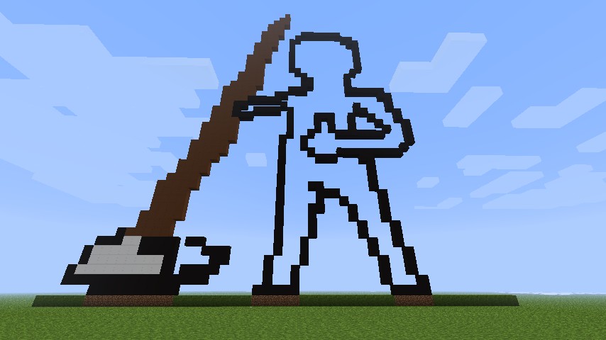Male Painter Minecraft Map