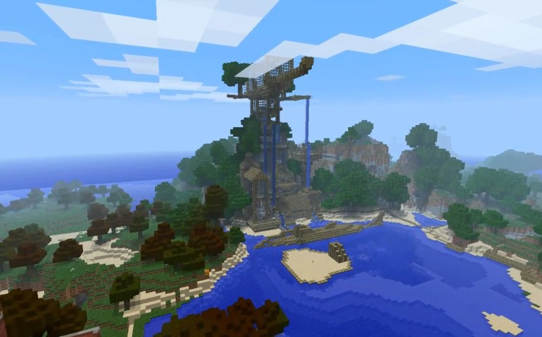 Treehouse Castle Minecraft Map