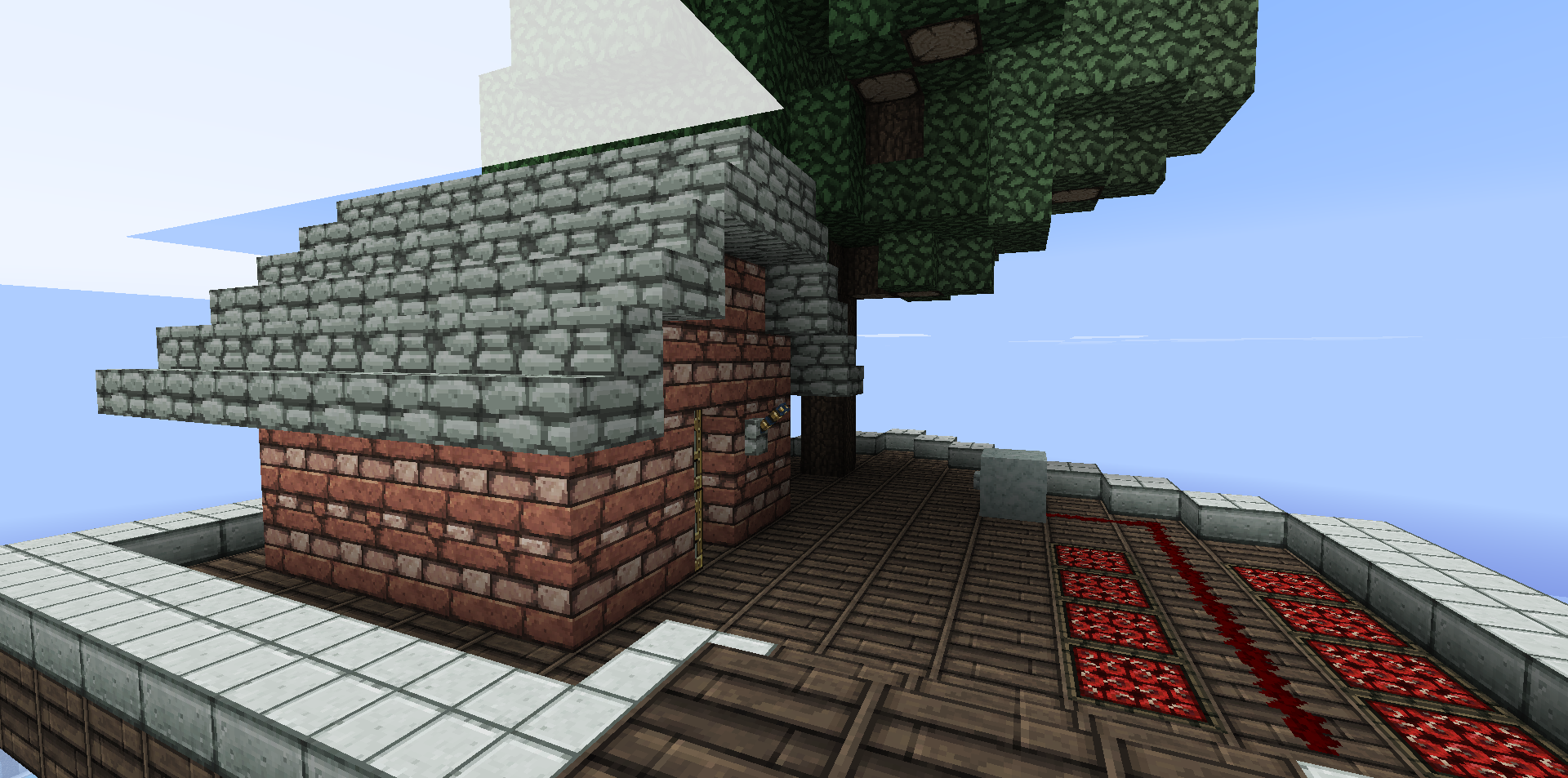 Flying House + Farm ★★ Minecraft Project