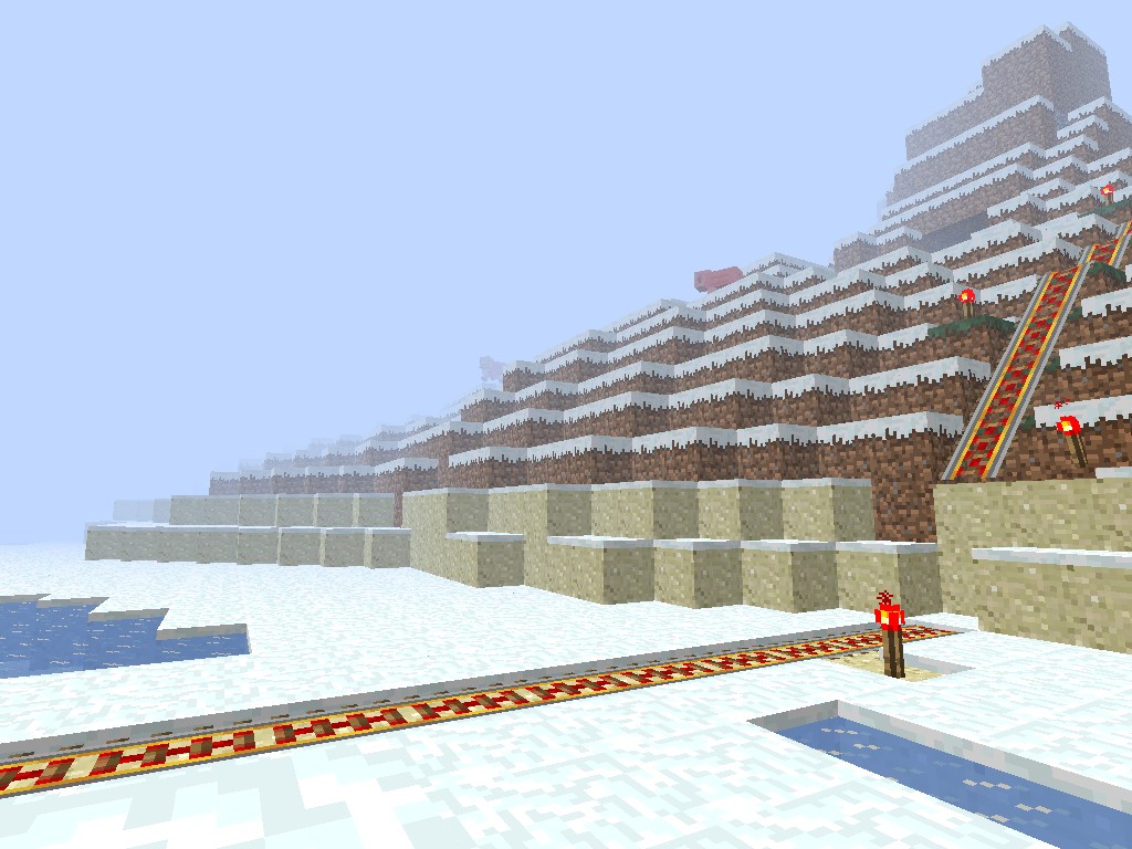 one-way-trip railroad Minecraft Map