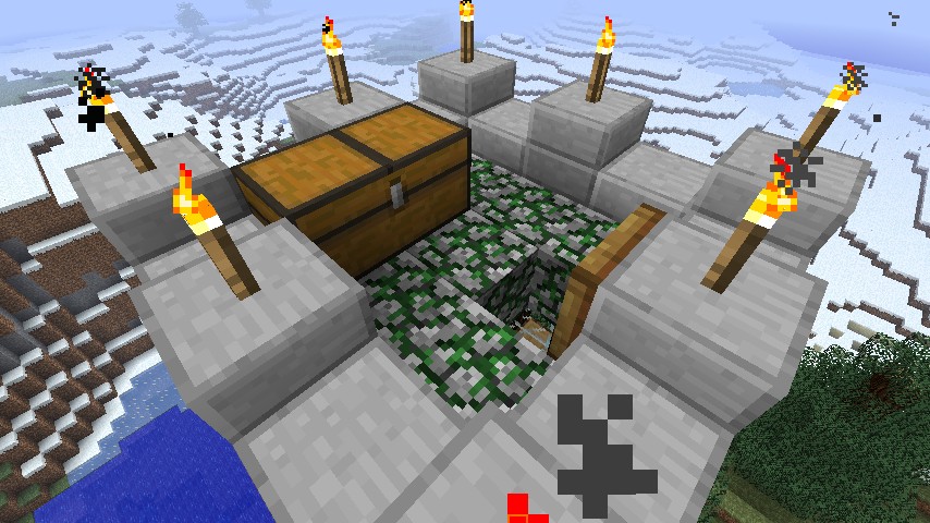 Small Mossy Lookout Minecraft Map